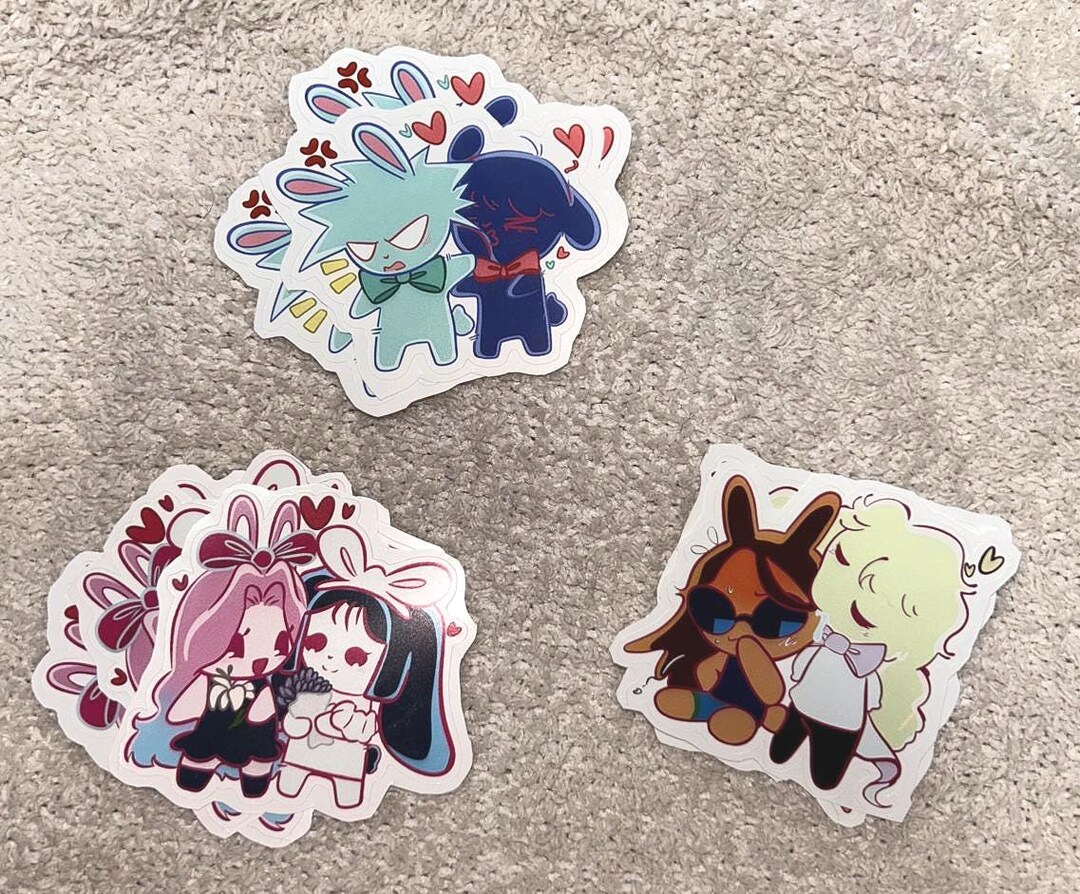 Alien Stage (bunny) Stickers - Etsy