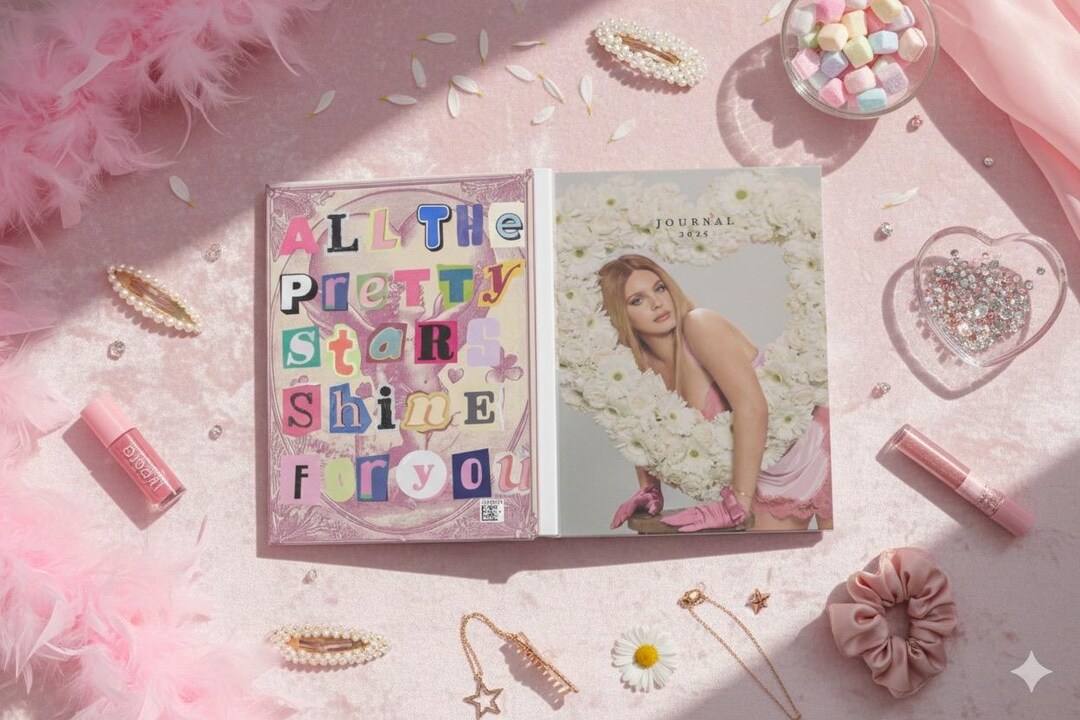 Custom Hardcover Journal; Coquette Girly Journal; Cute Writing Journal ...