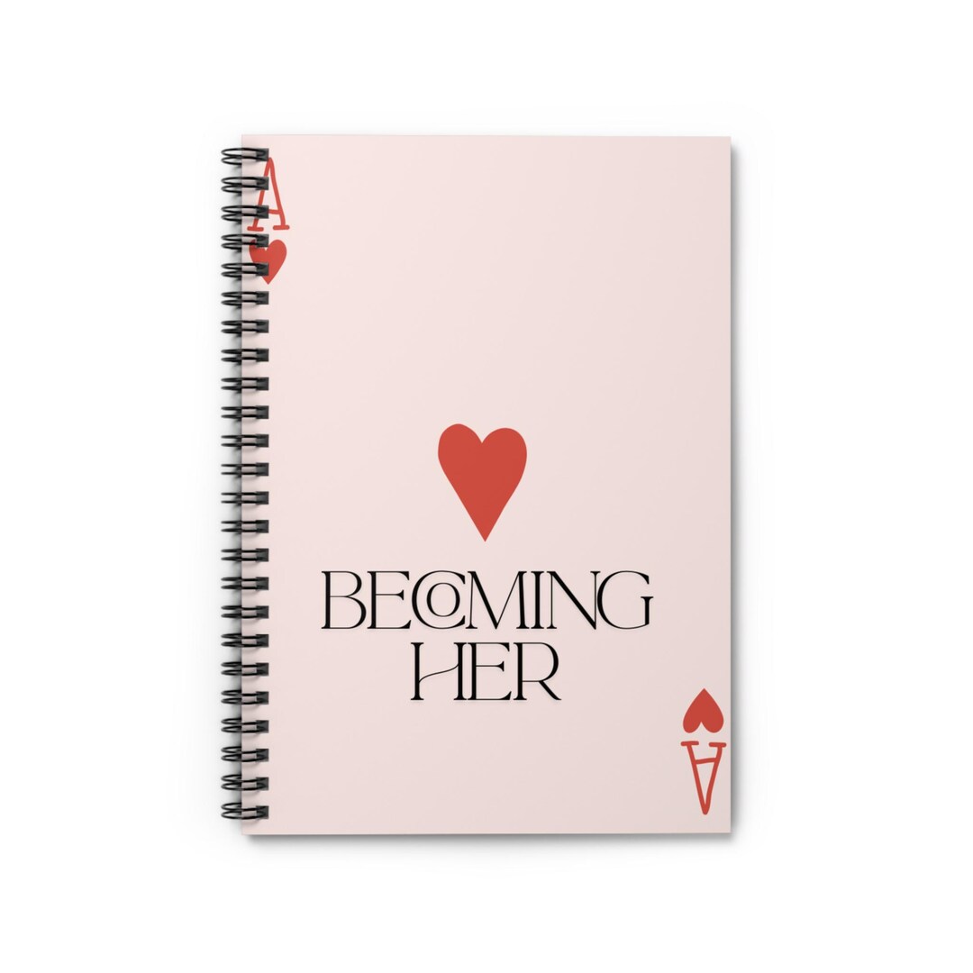Becoming Her" Spiral Notebook - Self-improvement Journal | Ace of ...
