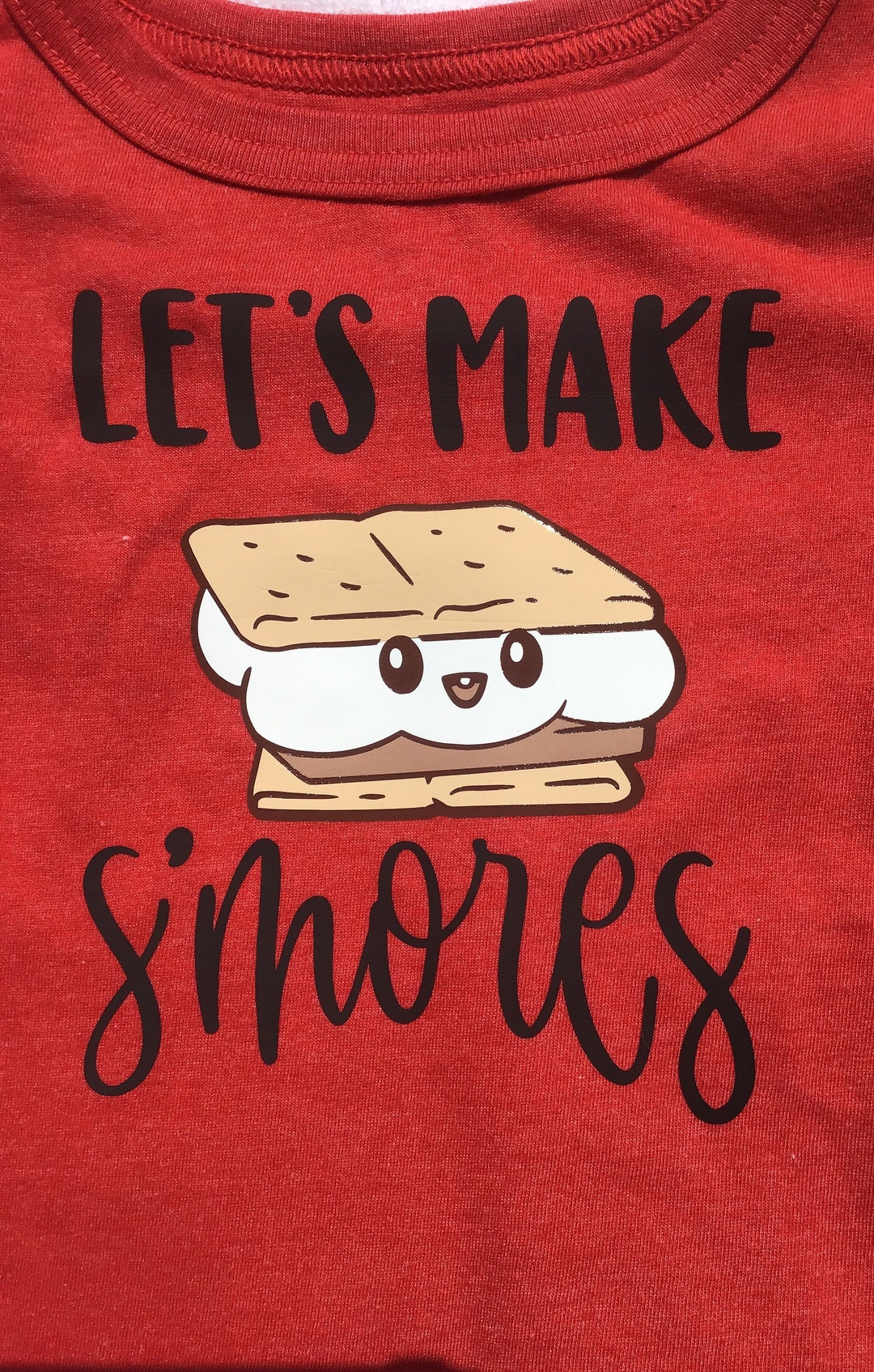Toddler S'mores Shirt: Let's Make S'more Memories, Camping Tee - Etsy
