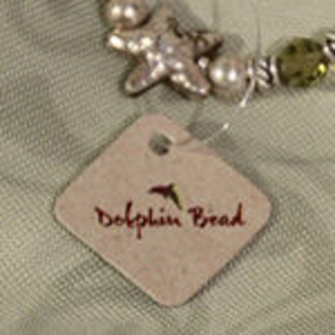 1000 Square Rounded Edge Tags UNLAMINATED, Matte, Size 3/4 With Hole ...
