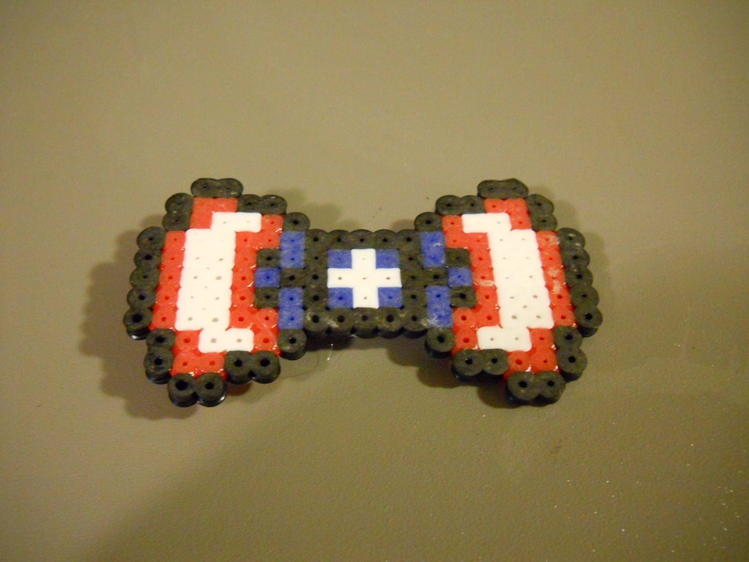 8-bit Perler Bead Bow/bowtie - Etsy