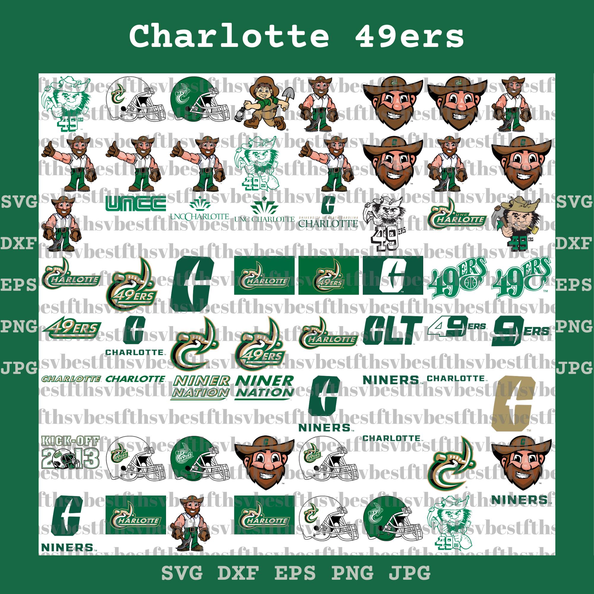 49ers SVG Bundle, Charlotte Football, SVG Bundle, Cricut, Printable ...