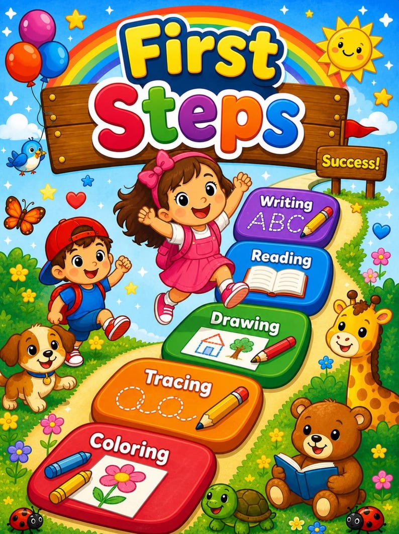 Preschool Kindergarten Learning Bundle | Tracing, Coloring, Writing ...