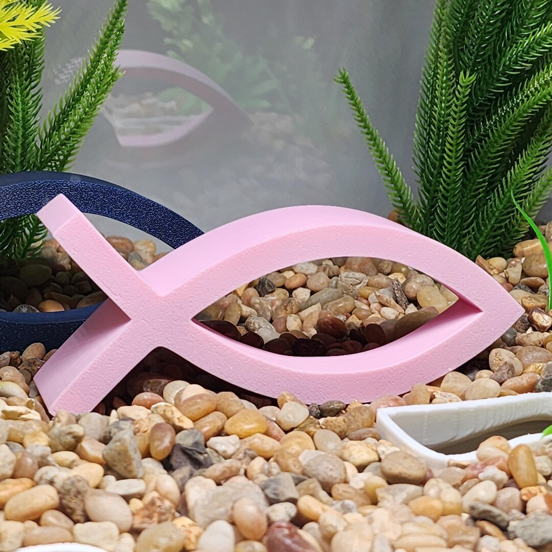 Jesus Fish Aquarium Decoration - Etsy