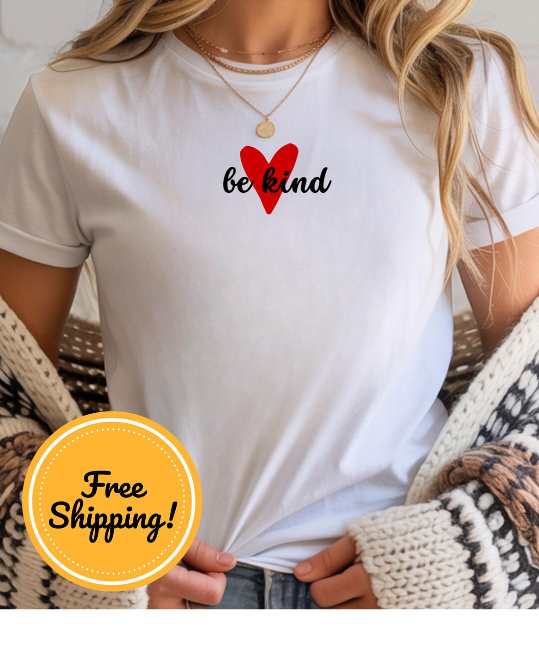 Be Kind T-shirt Be Kind Tee Be Kind Shirt Be Kind Clothing Gift for Her ...