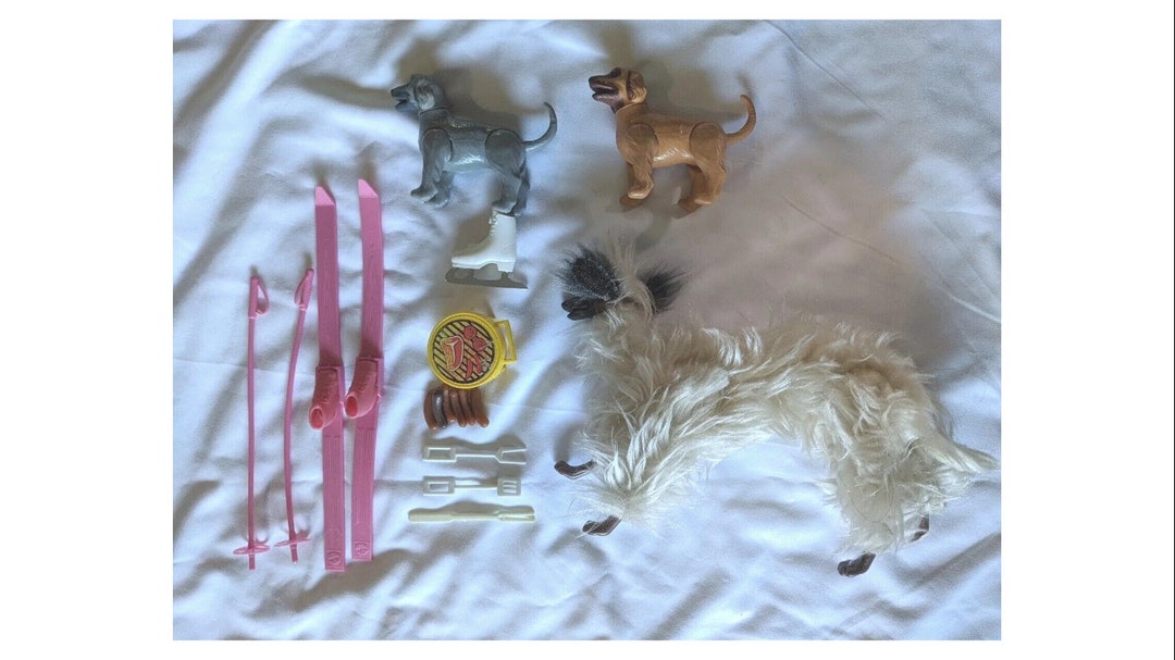 1981 Barbie 1980s Dogs Puppy Friends Afghan Hound BBQ Skies - Etsy