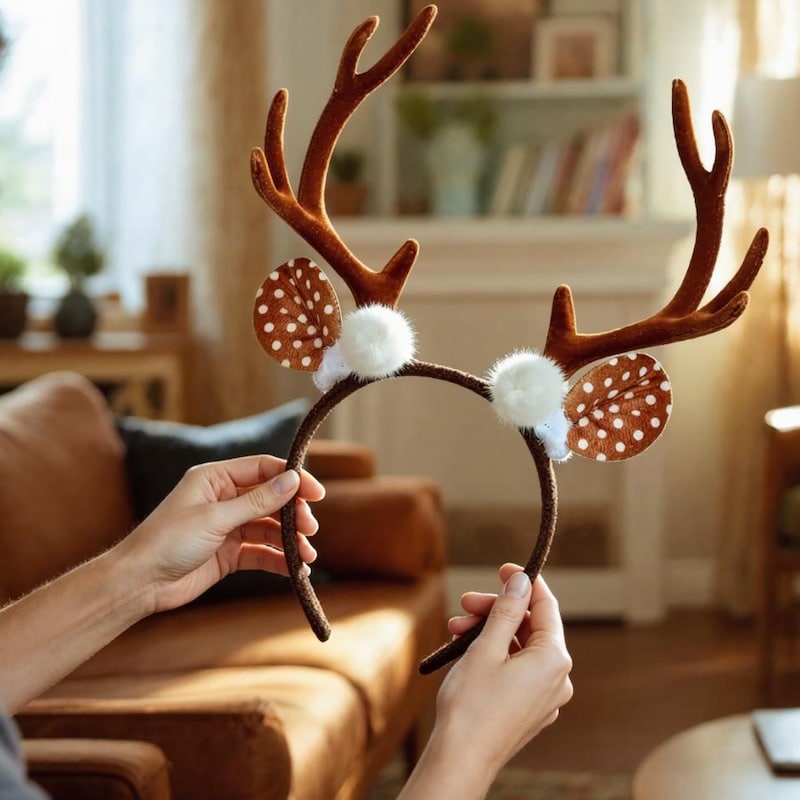 Reindeer Headbands - Etsy