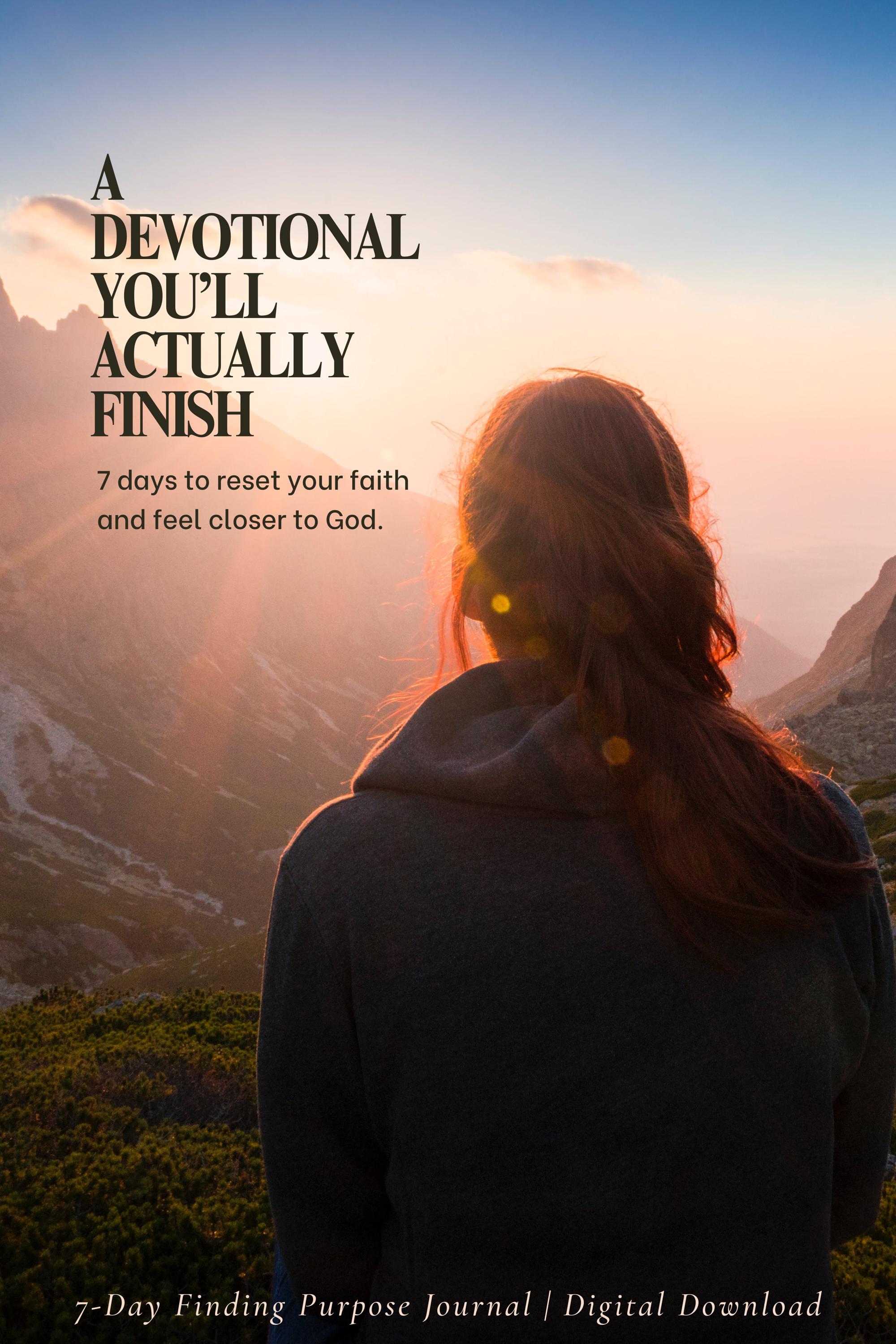 7-day Faith Reset Journal | Christian Printable Devotional | Bible ...