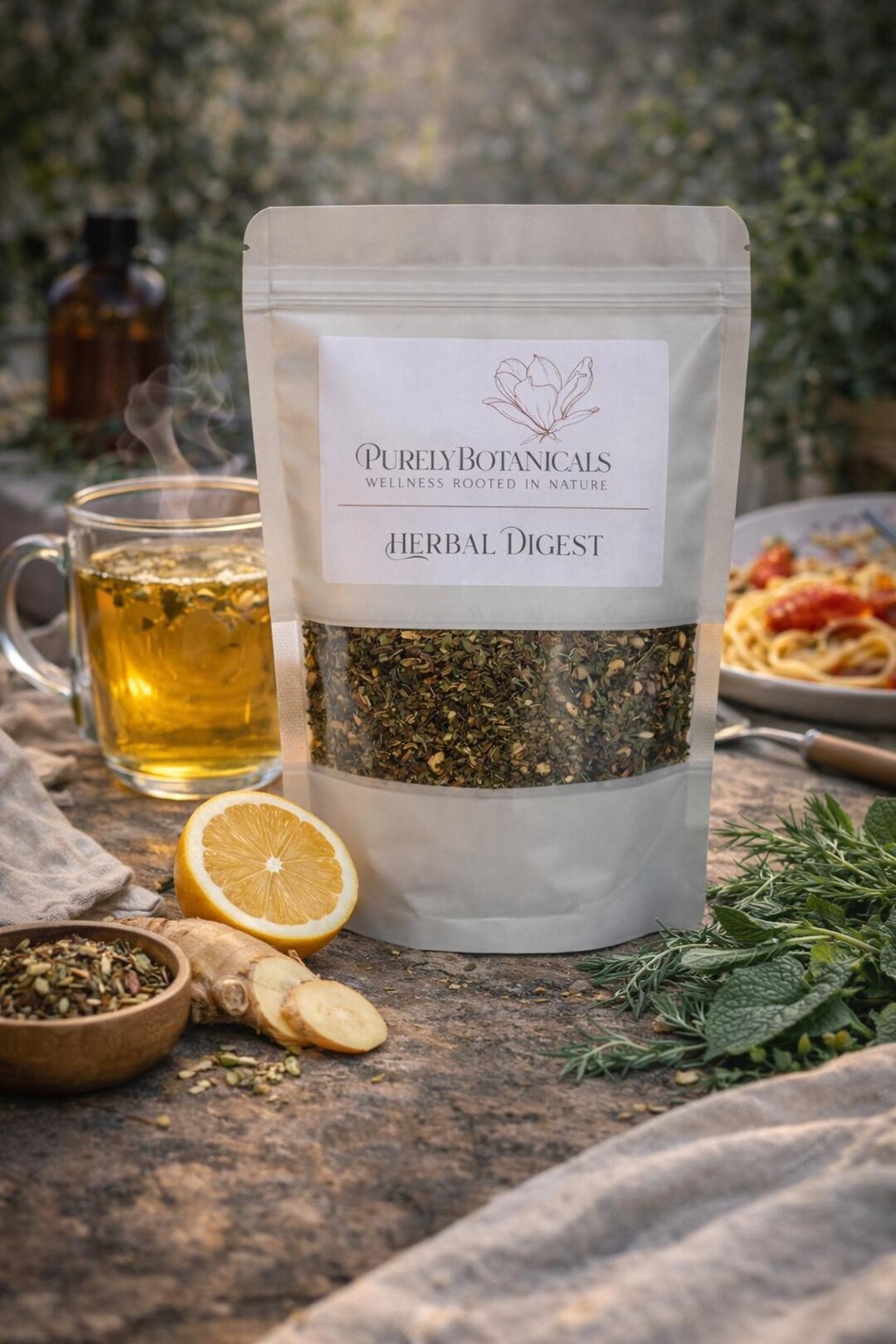 Herbal Digest Tea- Digestive Comfort- Gas and Bloating Relief- Liver ...