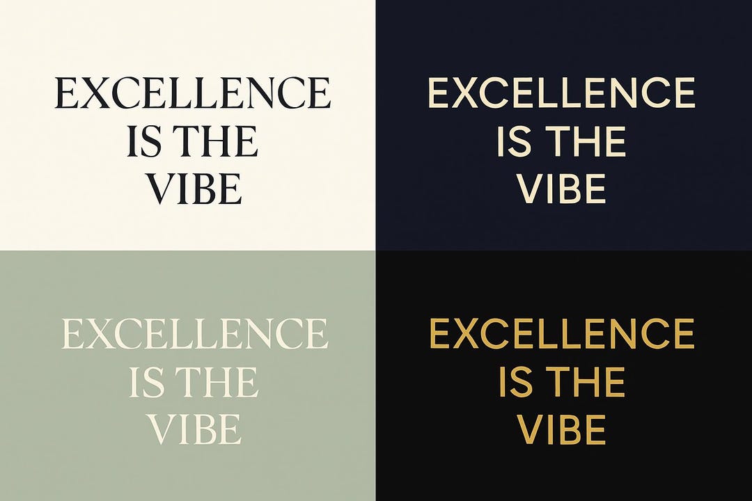 Excellence is the Vibe | Calligraphy Font Digital Download Bundle ...