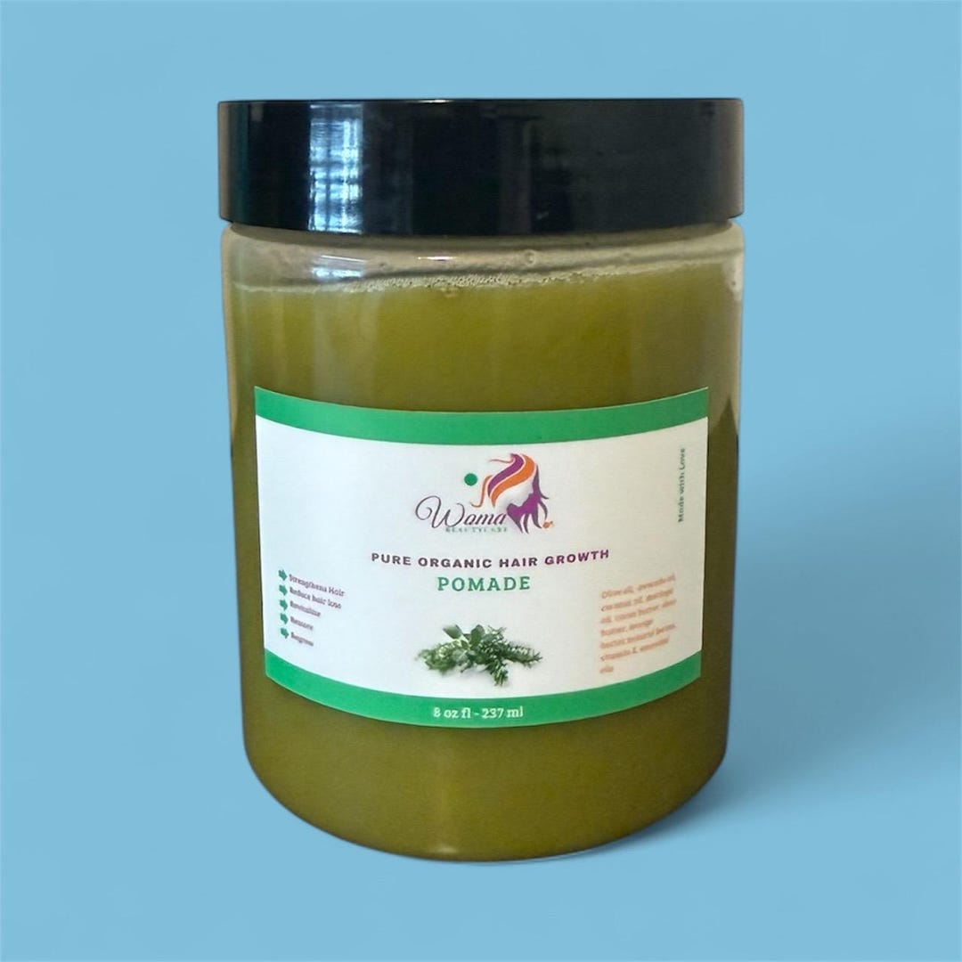 Pure Organic Hair Growth Pomade - 8oz - Etsy
