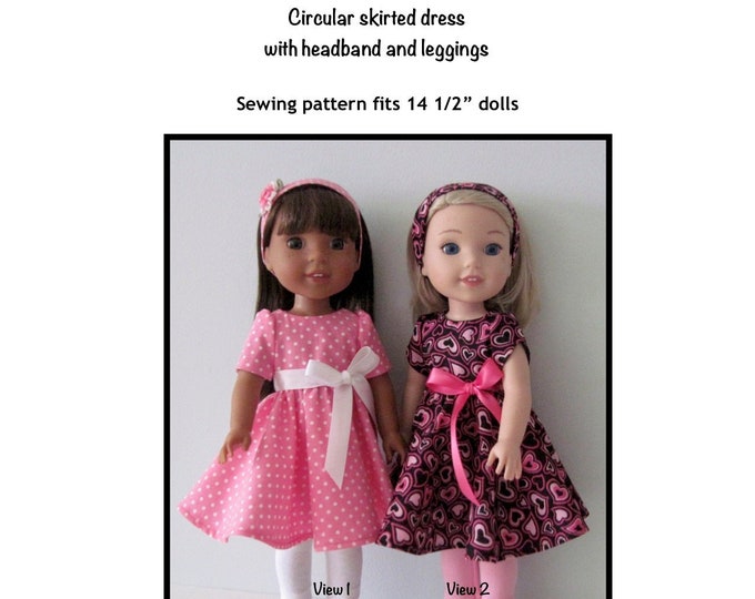 PDF Sewing Pattern for 14 Inch/14.5 Inch Dolls my Tent Dress - Etsy