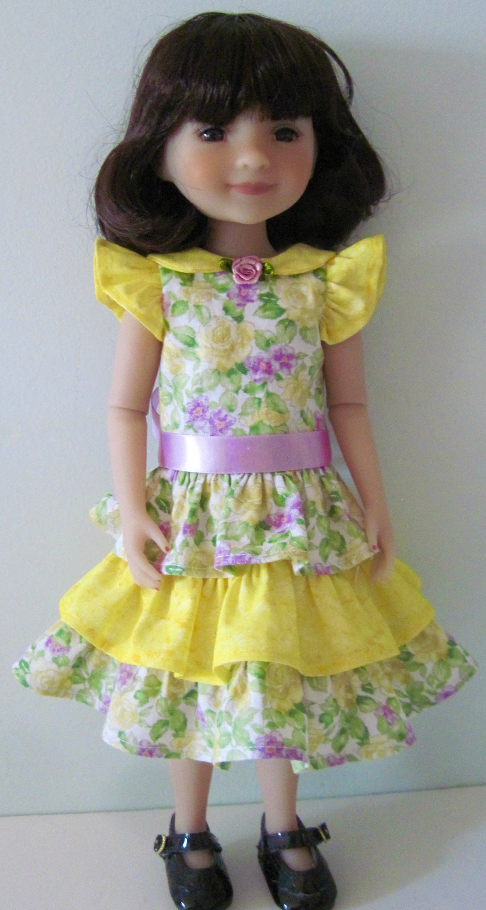 PDF Ruffled Dress Sewing Pattern Fits 15" Slim Dolls, Such as Ruby Red ...