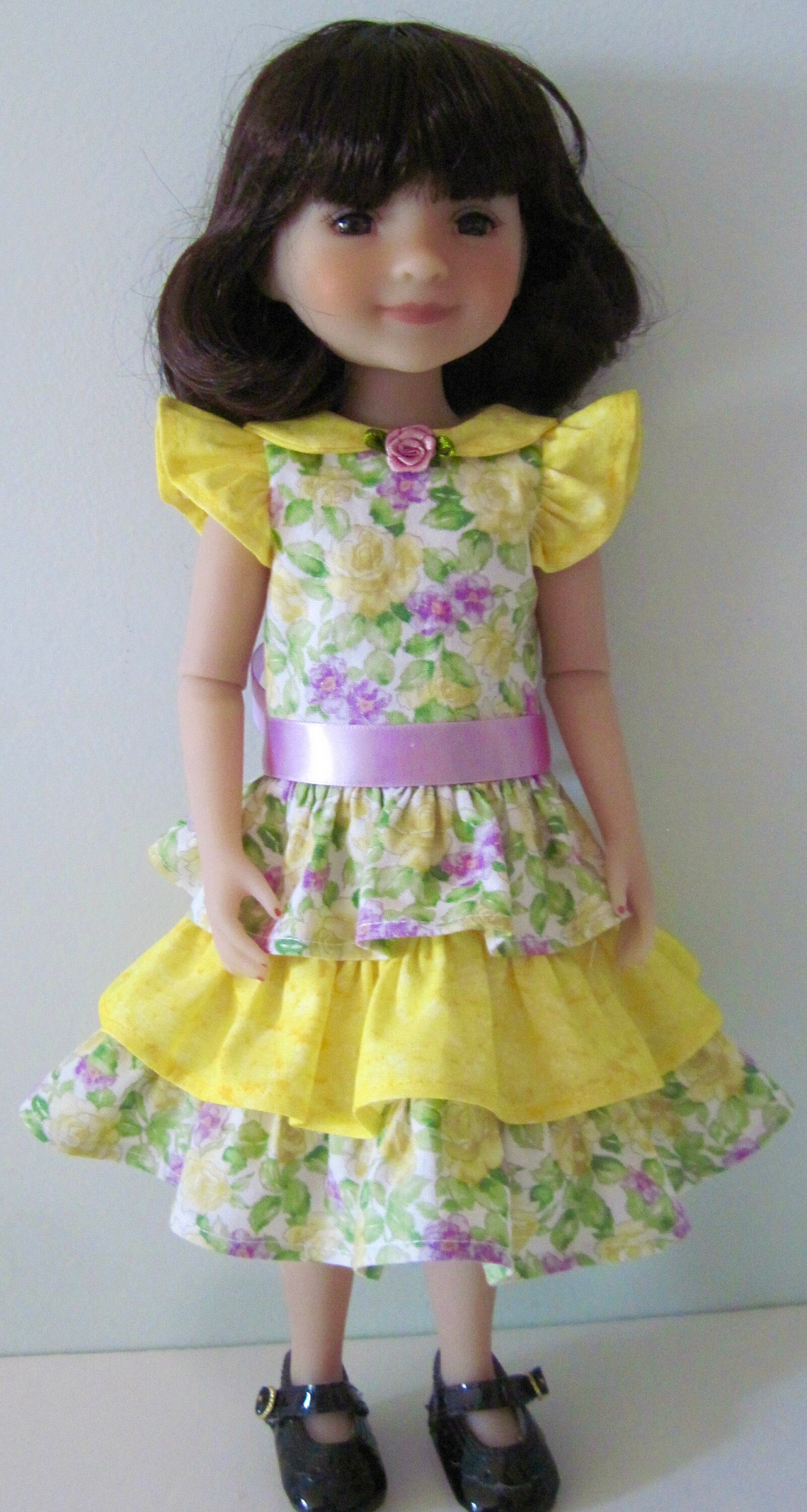 PDF Ruffled Dress Sewing Pattern Fits 15" Slim Dolls, Such as Ruby Red ...