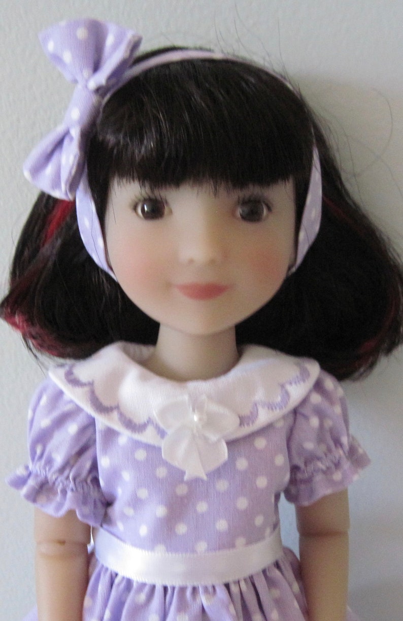 PDF Dress and Headband Sewing Pattern Fits 12" Slim Dolls, Such as ...