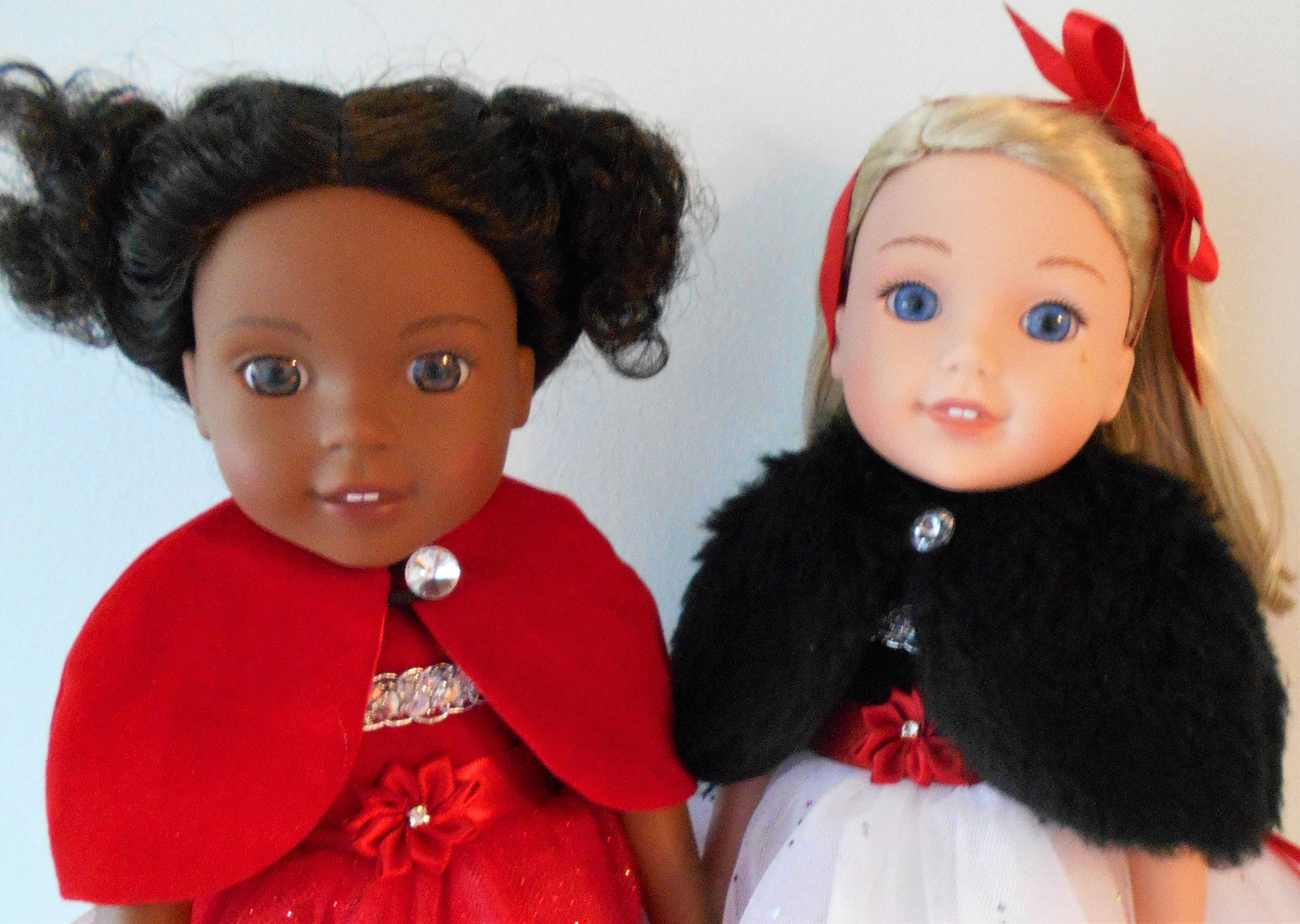 Holiday Dress and Capelet Sewing Pattern Fits 14 1/2" Dolls - Etsy ...