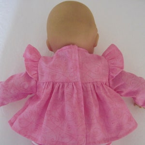 PDF Long Sleeve Dress, Top and Leggings Sewing Pattern Fits 15" Baby ...