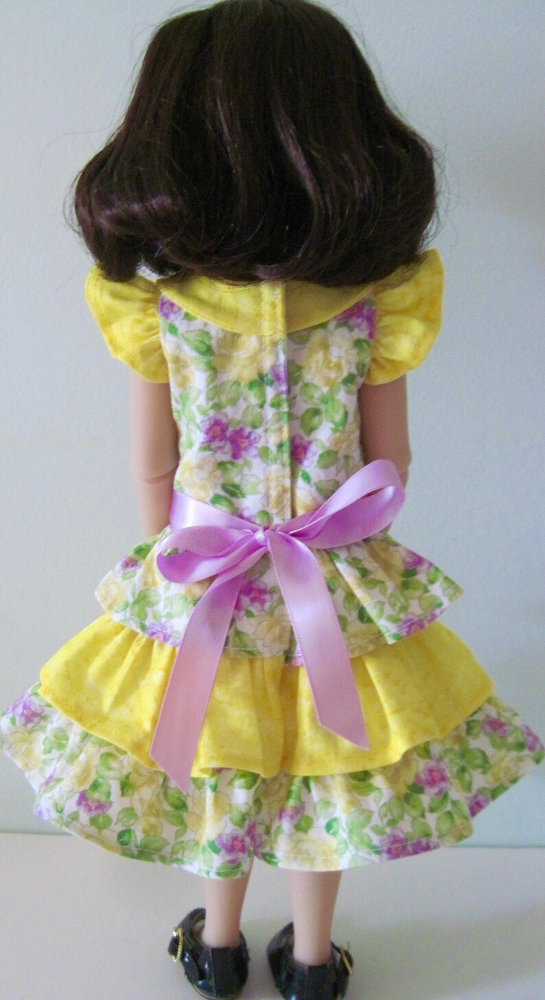 PDF Ruffled Dress Sewing Pattern Fits 15" Slim Dolls, Such as Ruby Red ...