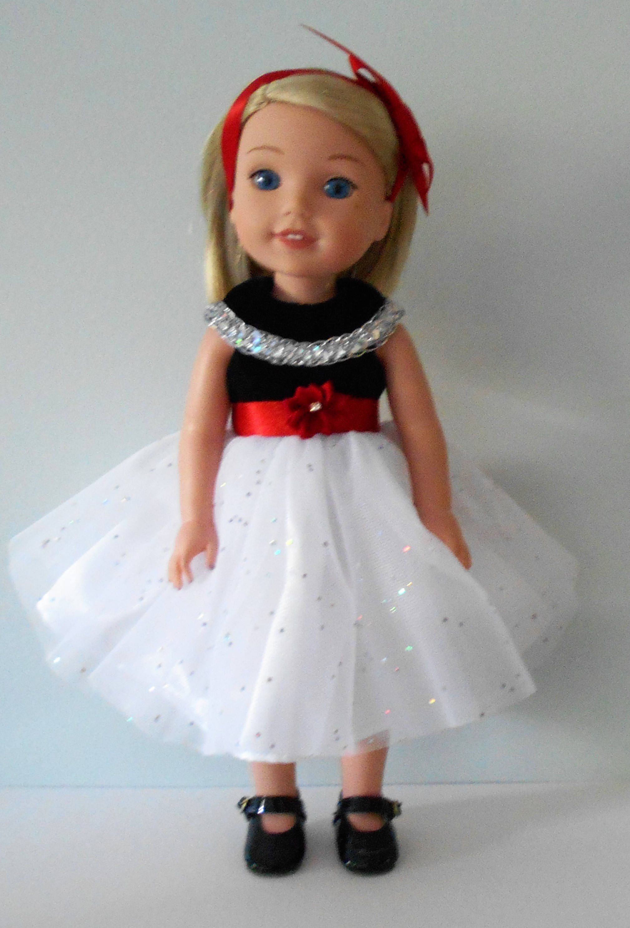 Holiday Dress and Capelet Sewing Pattern Fits 14 1/2" Dolls - Etsy ...