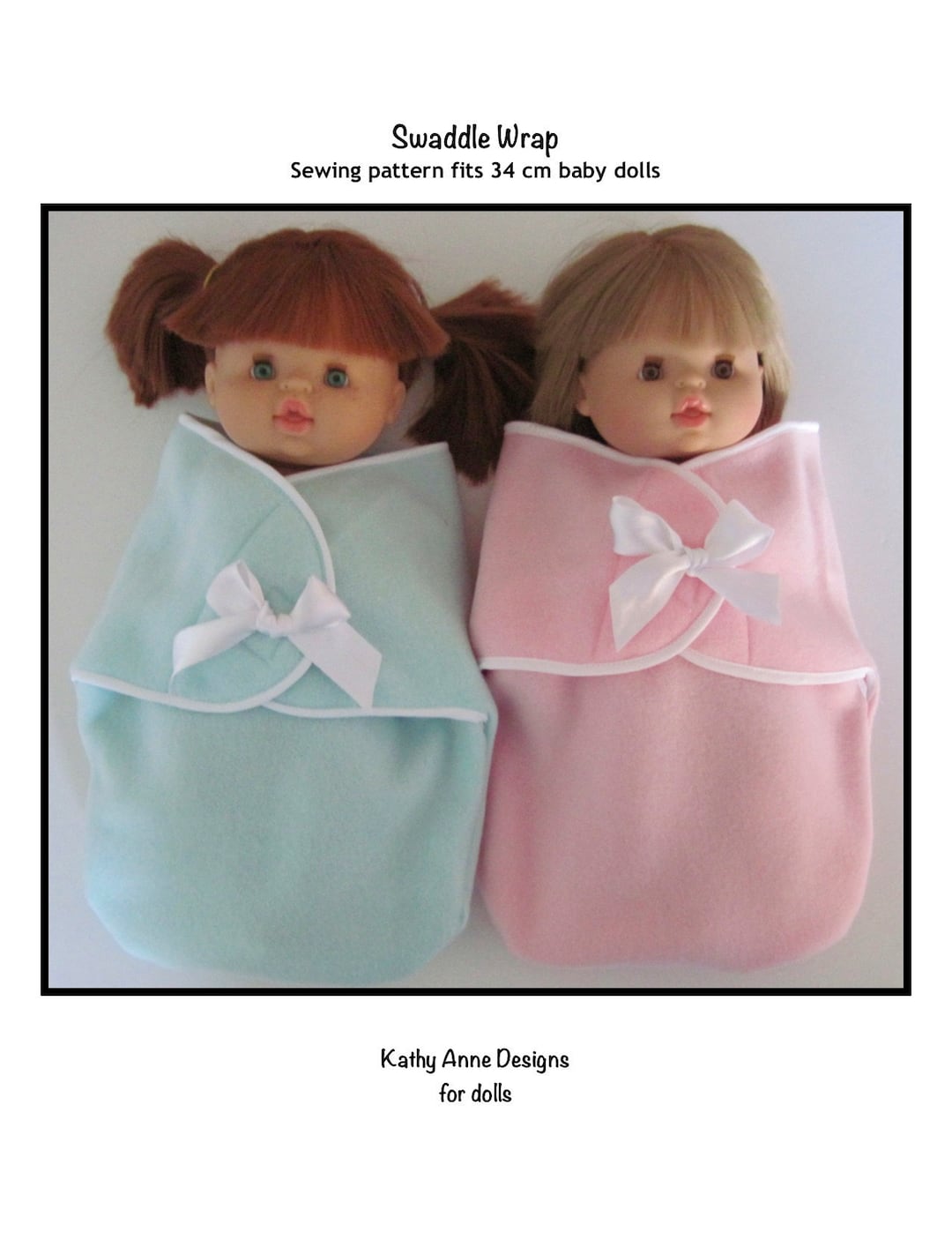 PDF Swaddle Wrap Sewing Pattern Fits 34 Cm Dolls, Such as Minikane - Etsy