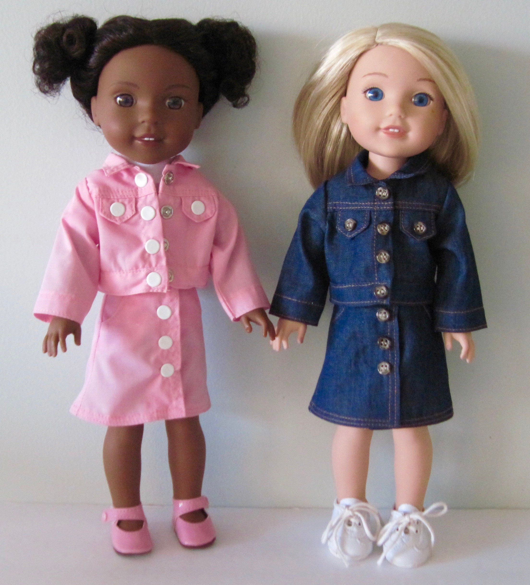 PDF jean Jacket and Skirt Pattern Fits 14 | Etsy