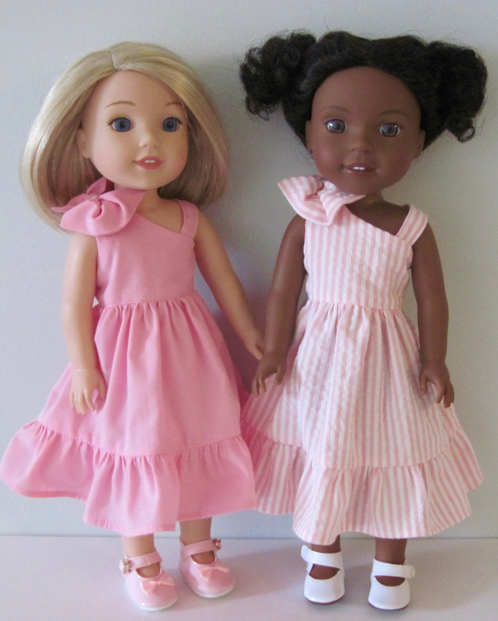 PDF Bow Shoulder Dress Sewing Pattern Fits 14 1/2"-15" Slim Dolls, Such ...