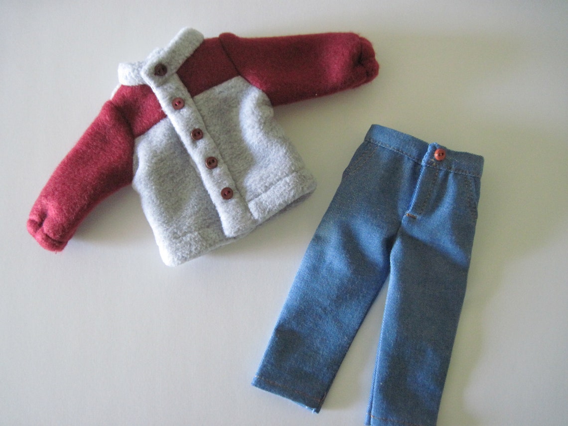 PDF Jeans Pocket Tee and Jacket Pattern Fits 12 Dolls - Etsy