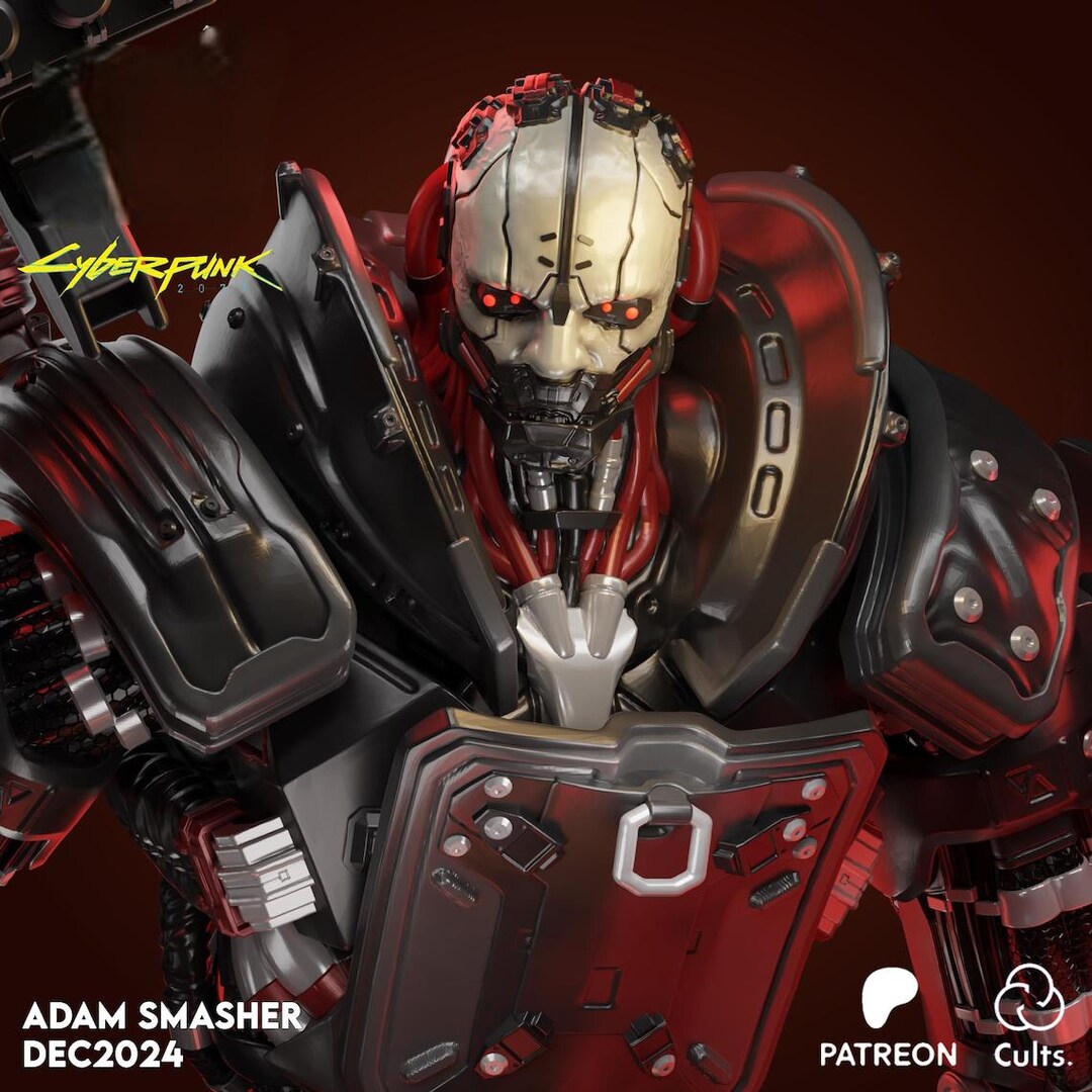 Adam Smasher From Cyberpunk 2077 | 3D STL File | Resin Stl File | FDM ...