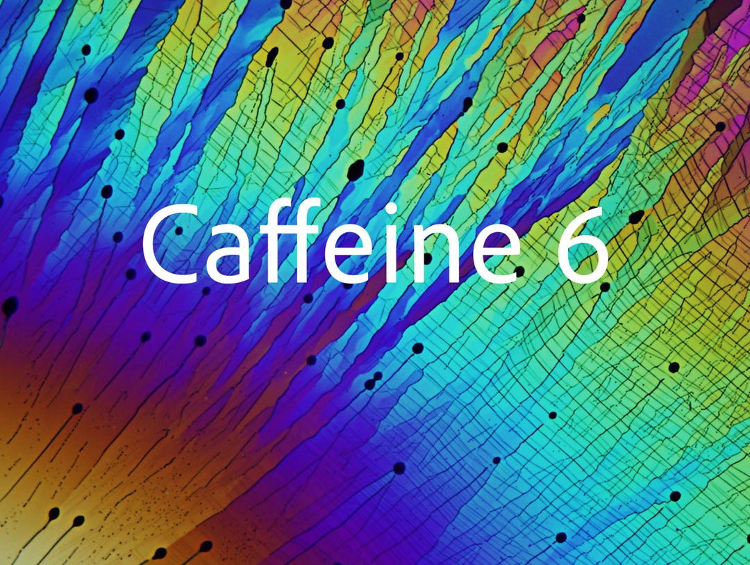 Microscopic Photography Print of Caffeine 6 – Abstract Microscope Wall ...