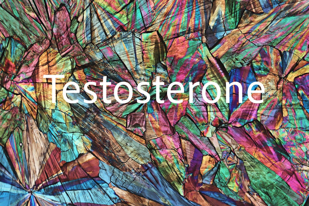 Microscopic Photography Print of Testosterone – Abstract Microscope ...