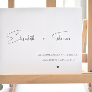 Modern Minimalist Printable 100% Editable Custom Sign Template DIY ...