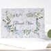 Boho Greenery Editable Thank You Card Template 3.5 X 5, Corjl A110 - Etsy