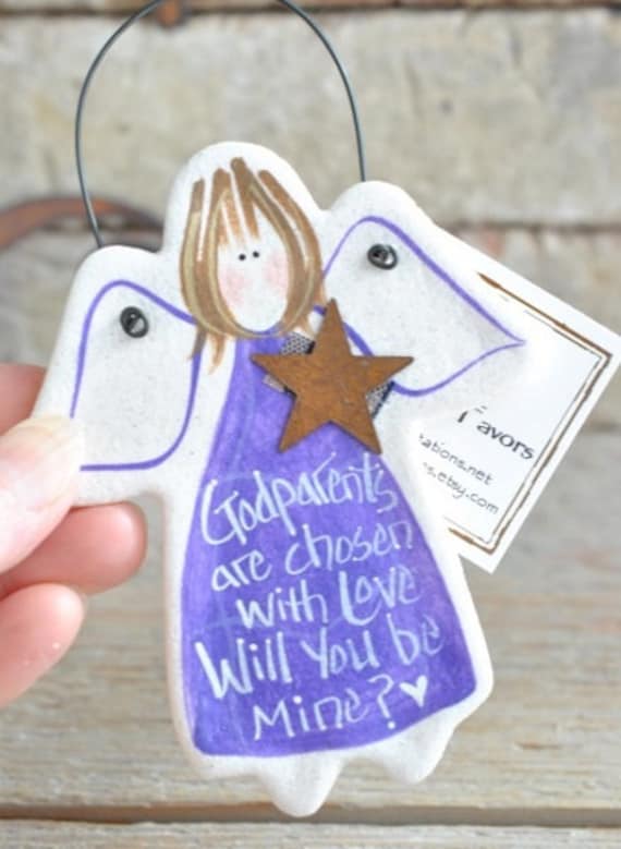 Godmother Gift Godfather Gift Godparent Proposal Christening | Etsy