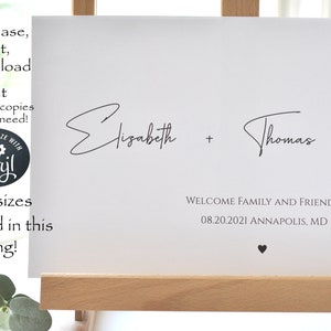 Modern Minimalist Printable 100% Editable Custom Sign Template DIY ...