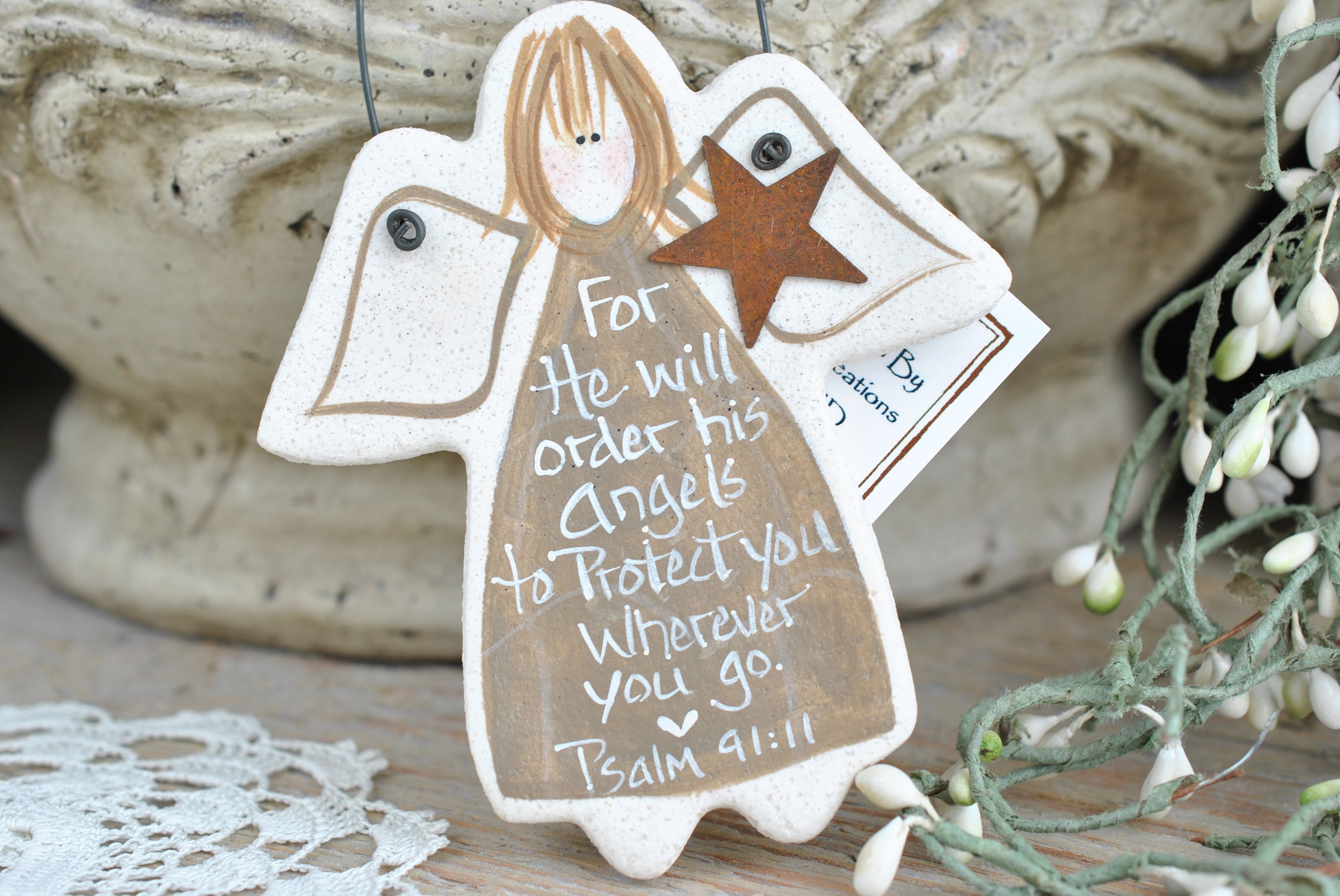 Gift for Godchild Angel Ornament Godchild Gifts From | Etsy