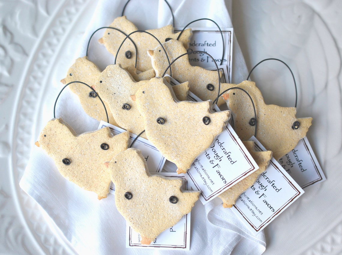 Baby Chick Baby Shower Favors / Napkin Rings / Baby Animals Decorations ...