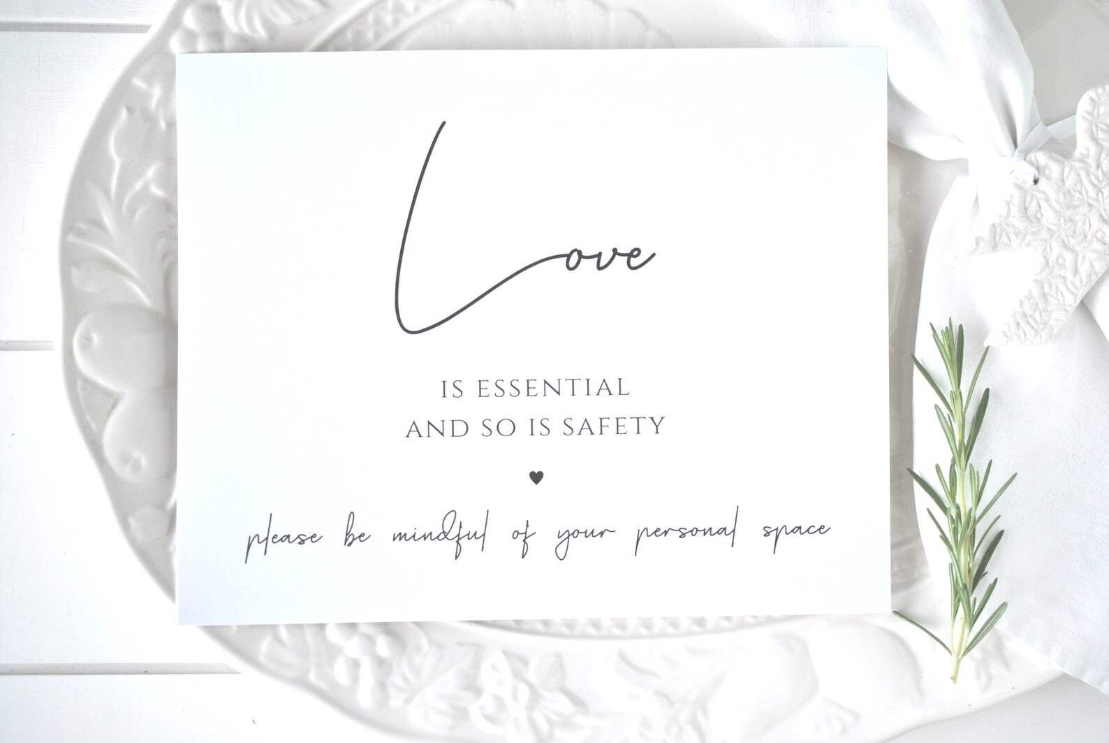 Minimalist Printable 100% Editable Custom Sign 8x10 Template | Etsy