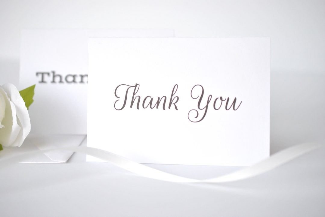 Traditional Thank You Card Instant Download Note Card Editable ...