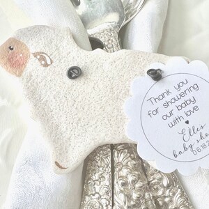 Baby Shower Lamb Salt Dough Favors Baptism Favors Baby Sheep / Napkin ...