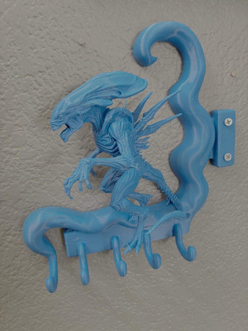 Queen Xenomorph Wall Key Holder - Etsy