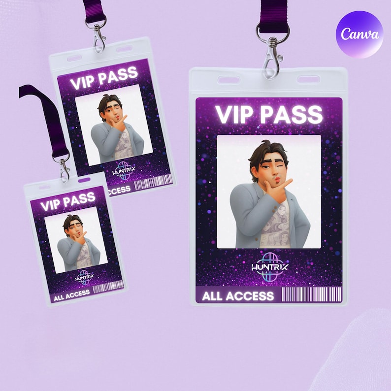 Kpop Demon Hunters Bobby VIP Pass Printable, Bobby Huntrix Header ID ...