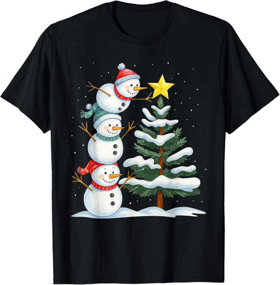 New Besfunny Christmas Sn Topper Tree Holiday Family Shirty Blacktyc ...