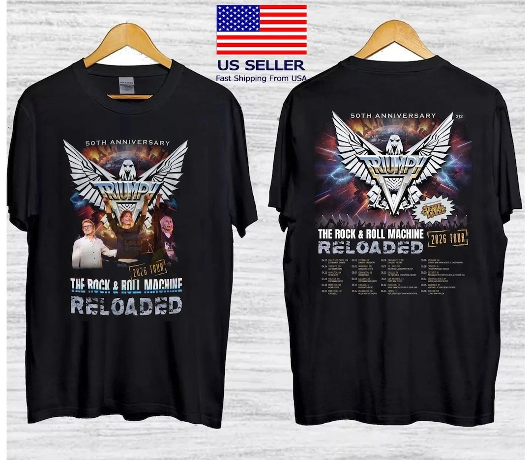 Triumph Band 50th Anniversary 2026 Tour T-shirt 2 Sided - Etsy