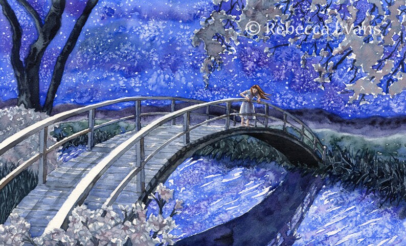 Bridge Over the Stars. Nursery Art Children's Wall Art | Etsy