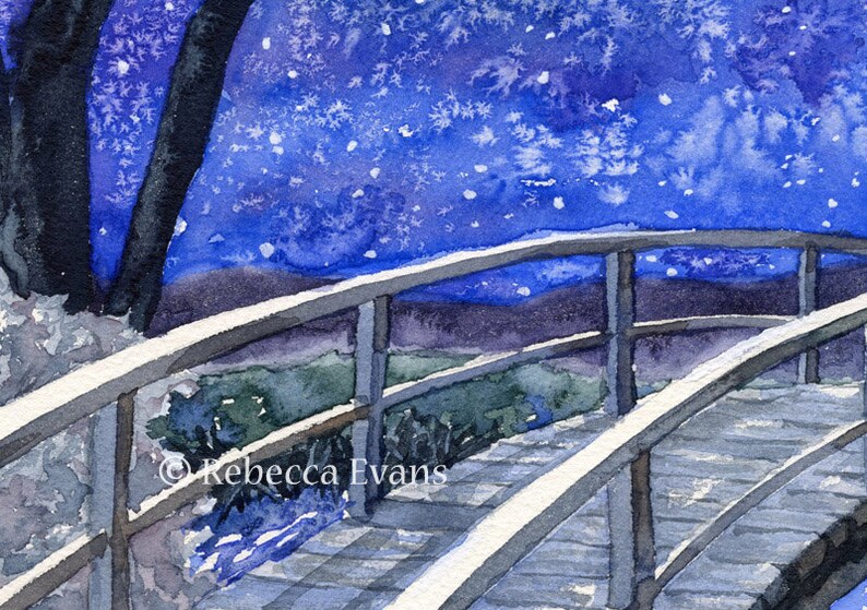 Bridge Over the Stars. Nursery Art Children's Wall Art | Etsy