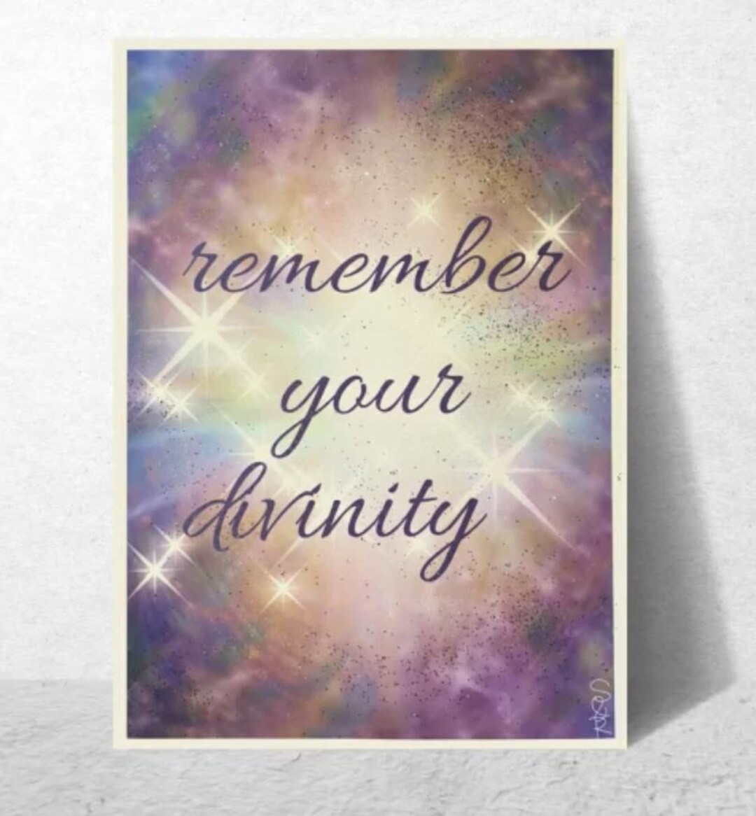 Spiritual A4 Posters for the Home - Etsy