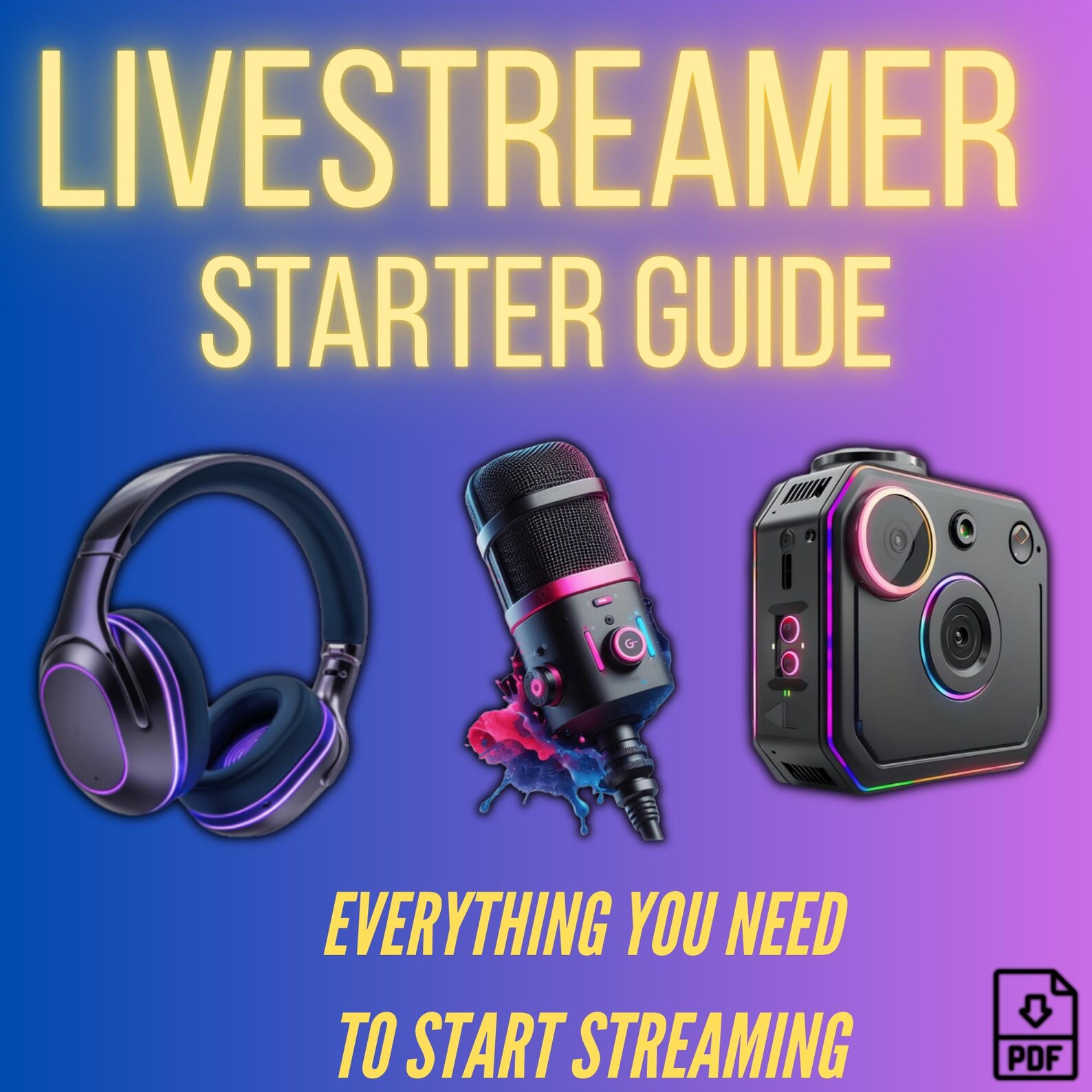 Streaming Setup Guide: OBS & Streamlabs Tutorial (PDF Download) - Etsy