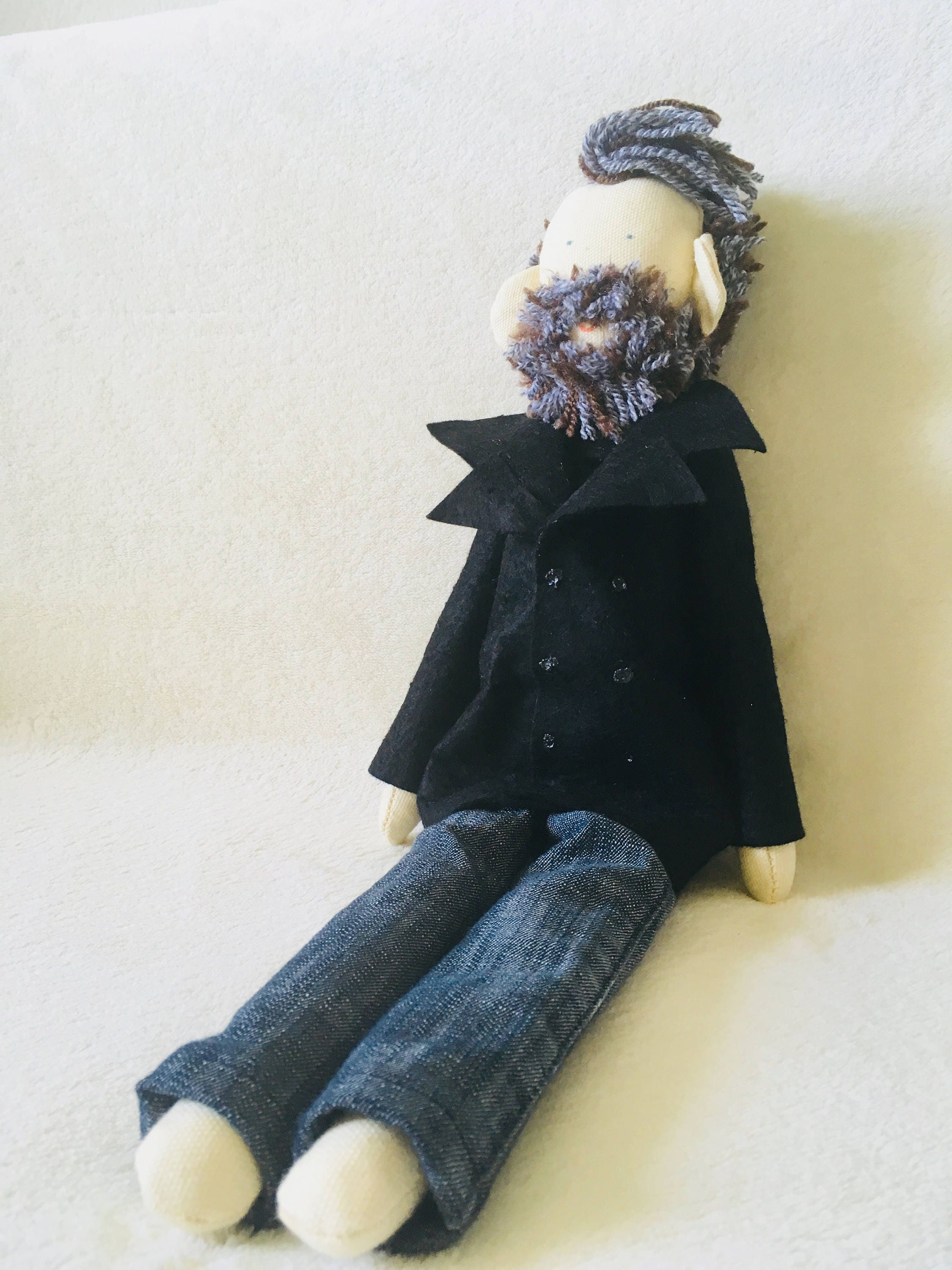 Handmade Custom Doll Made by Photo, Portrait Cloth Dolls, Custom ...
