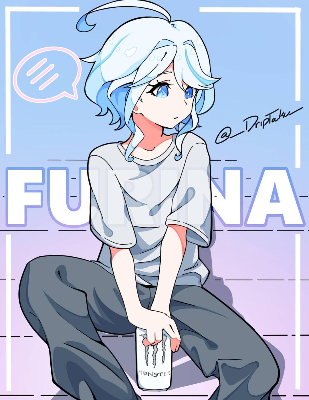 Print of Furina From Genshin Impact - Etsy